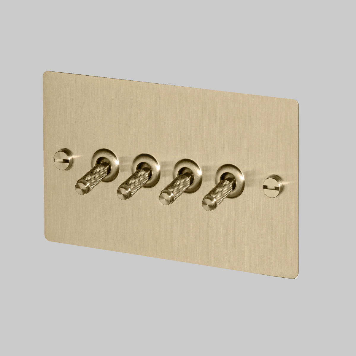 4G TOGGLE SWITCH / BRASS – Courtyard Architectural Hardware