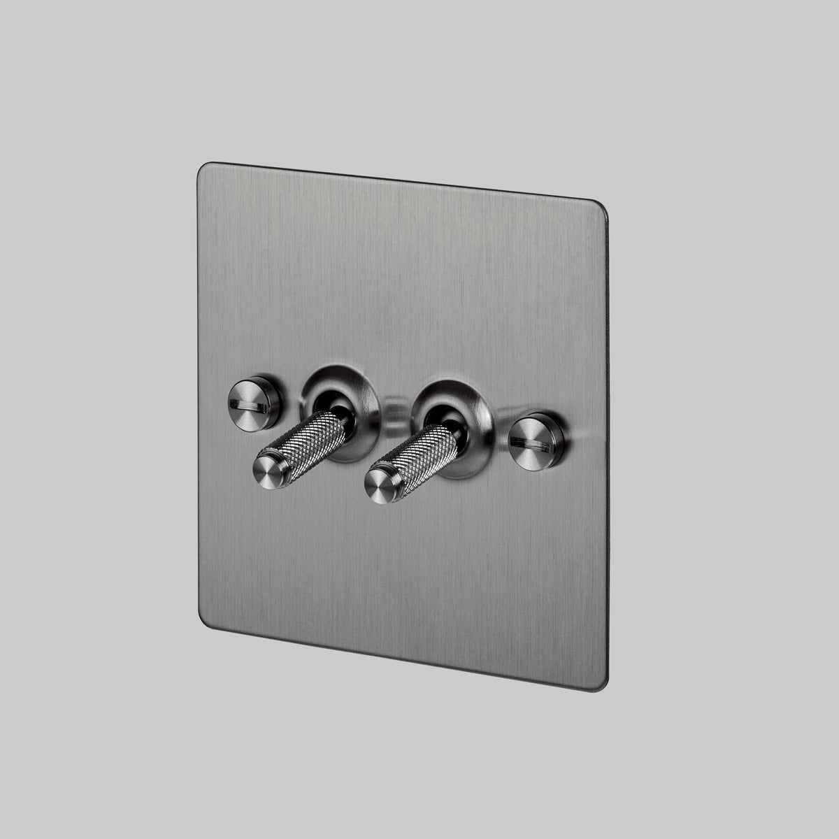 2G TOGGLE SWITCH / STEEL – Courtyard Architectural Hardware