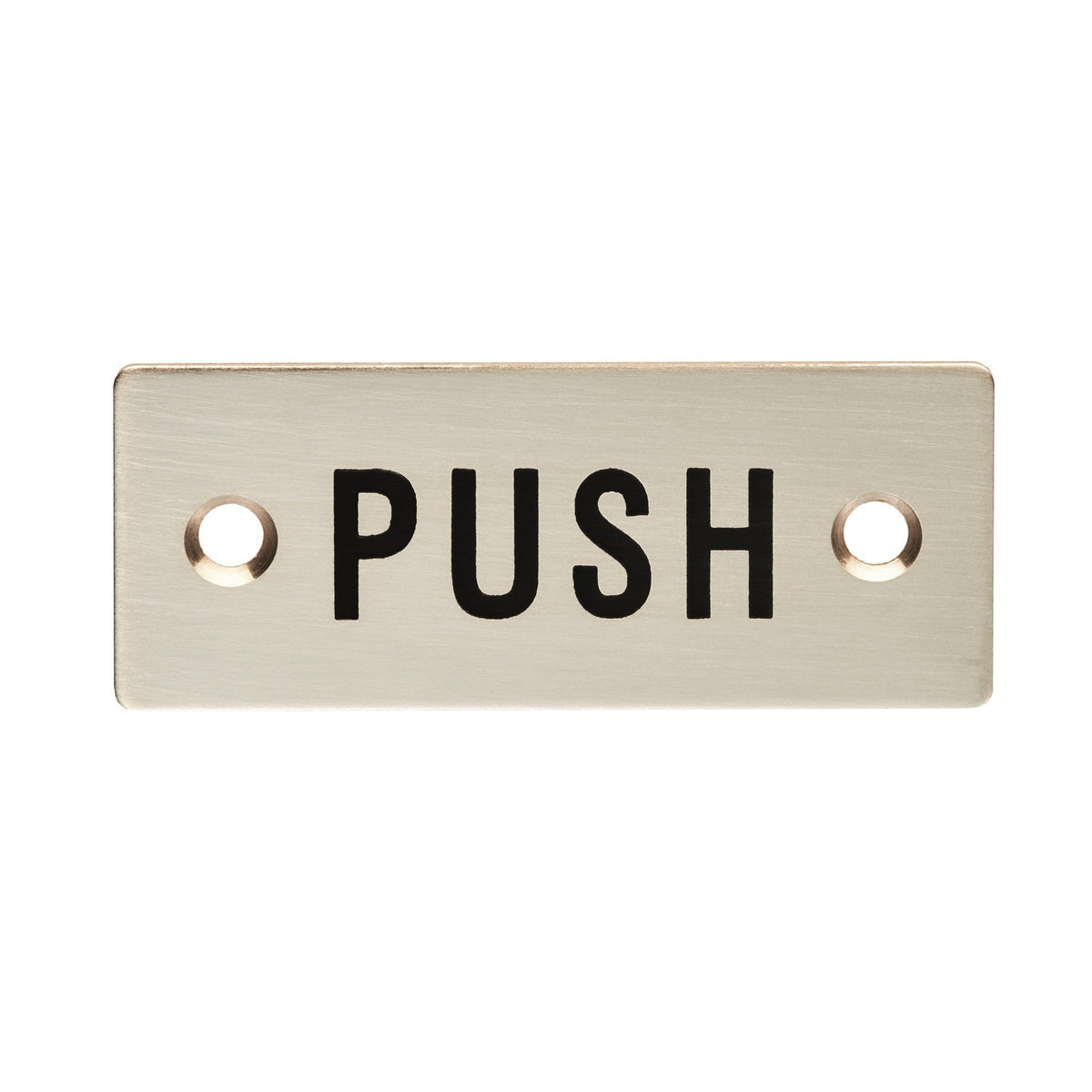 Push Symbol Sign – Courtyard Architectural Hardware