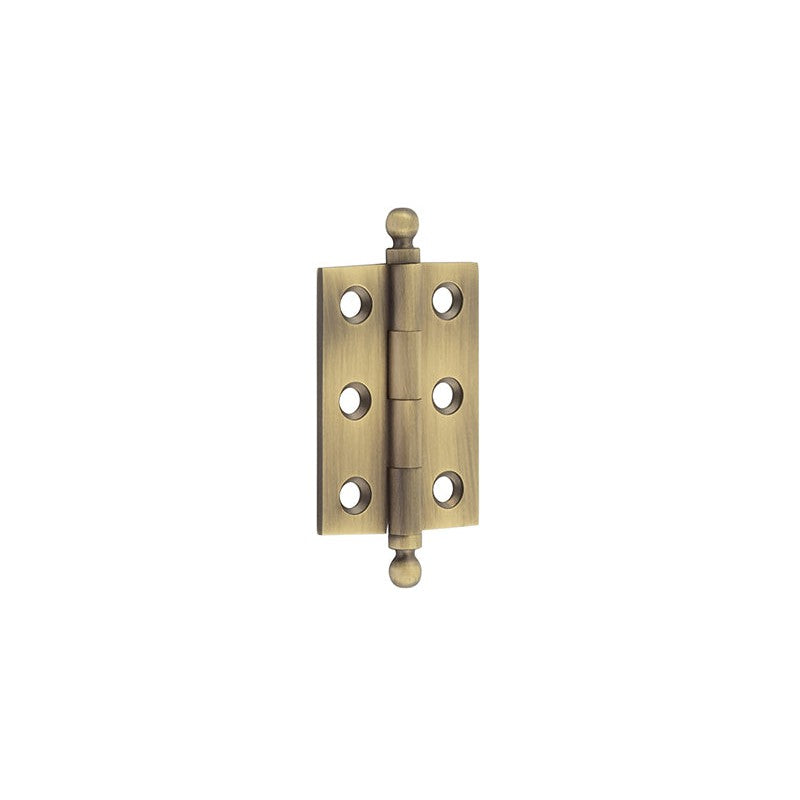 Hoxton Brass Finial Hinges – Courtyard Architectural Hardware